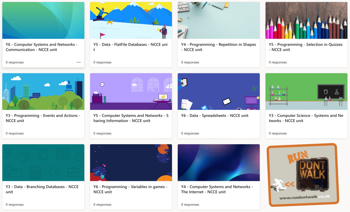 NCCE Teach Computing KS2 Assessment quizzes in MS & Google Forms – Run ...